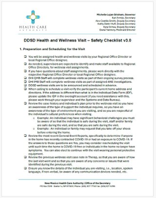 01 DDSD Wellness Visit Training - Prep